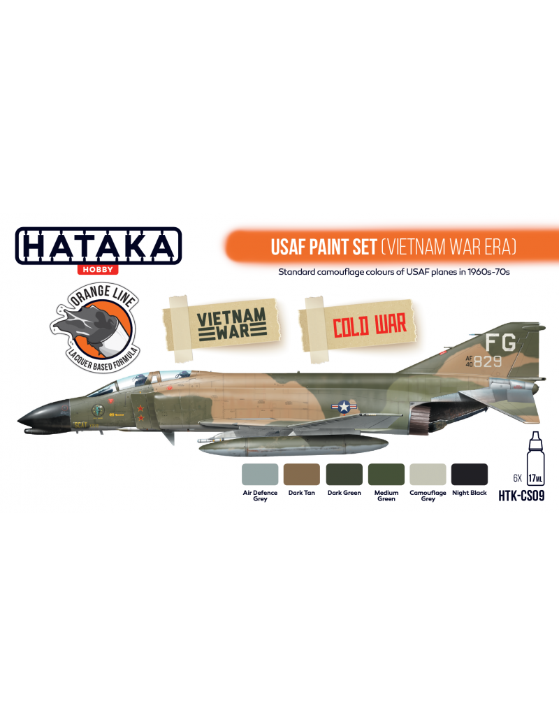HTK - USAF Paint Set (Vietnam war-era) - CS09