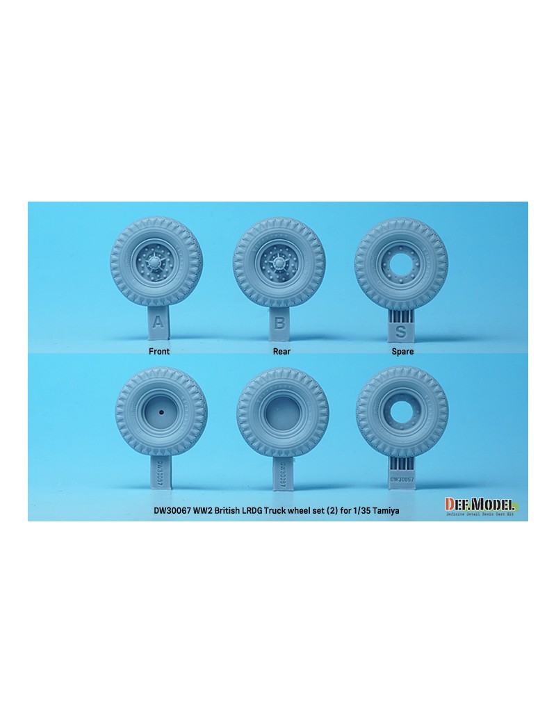 DEF Model - British L.R.D.G. Chevrolet Truck Sagged wheel set (2) (for ...